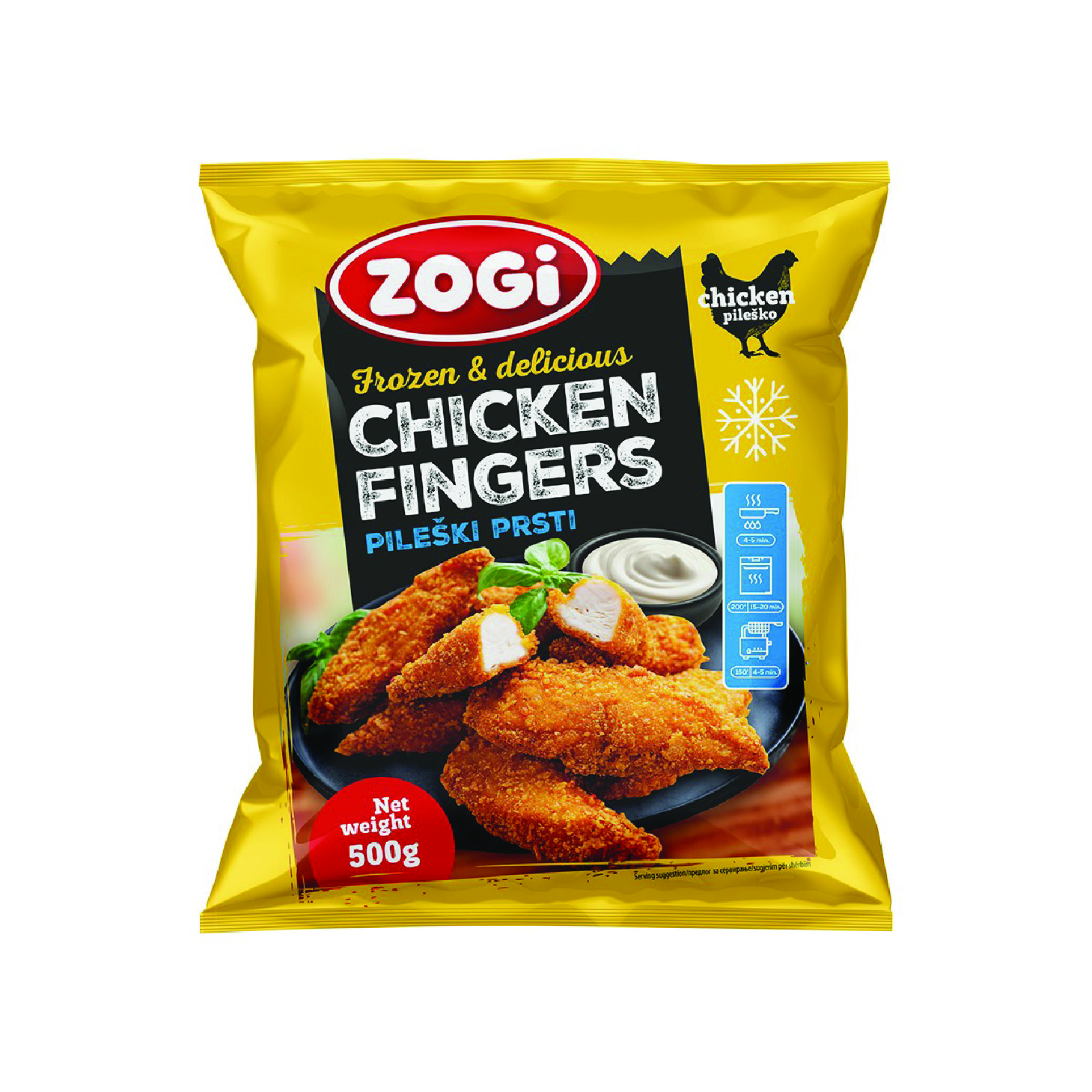 Zogi - Пилешки панирани прсти 500g - Маркет Online